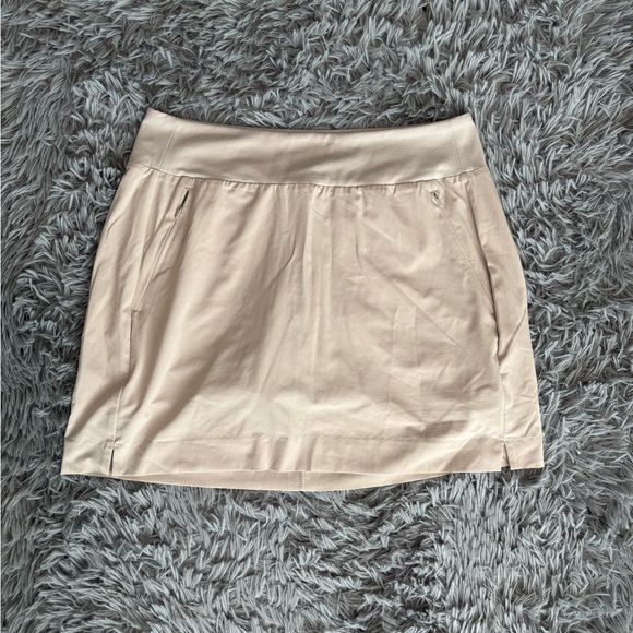 Athleta | Shorts | Athleta Womens Soho Skirt Skort Size Cream Colored ...